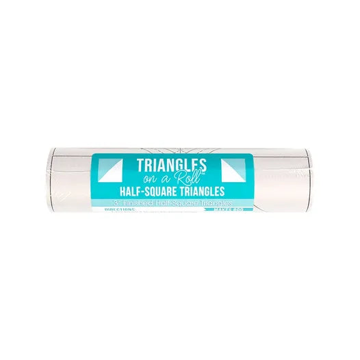 Triangles on a roll - half square triangles 3 inch finished size ...